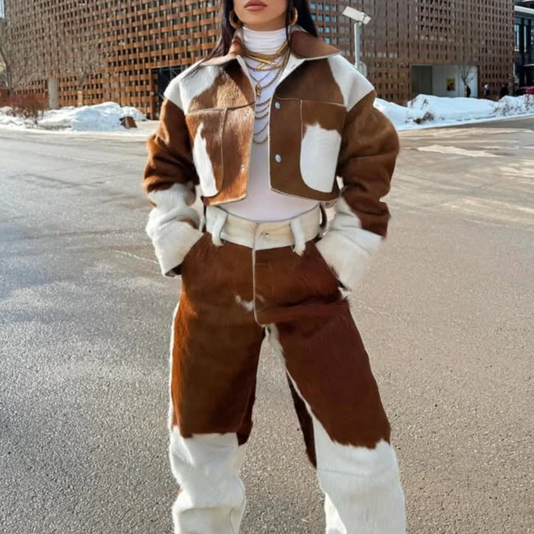 Beautiful Cowhide Jackets For Women - Cow Skin Jackets